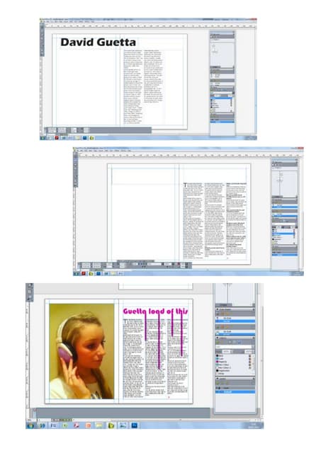 Print screens of front cover | DOCX