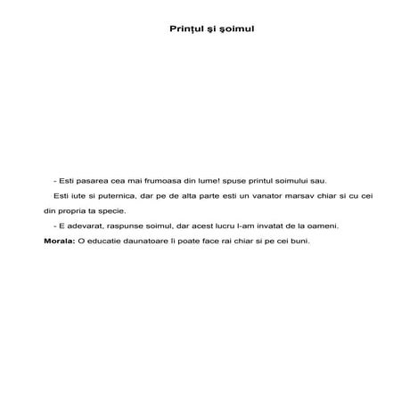 Printul si soimul 2 | DOC