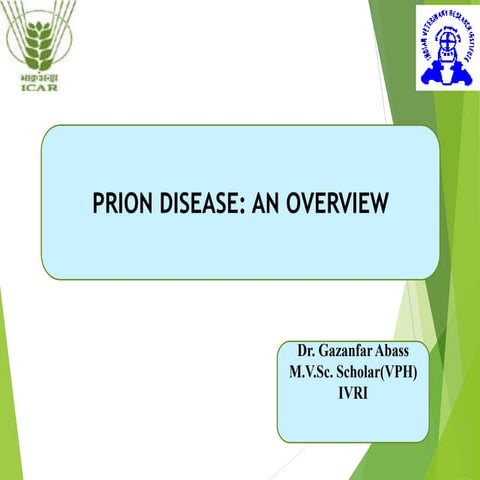 Prion disease | PPTX