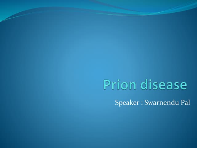 Prions and diseases | PPT
