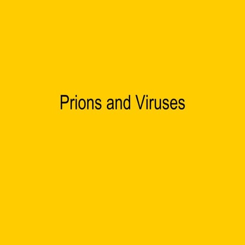 Prions and Viruses | PPT