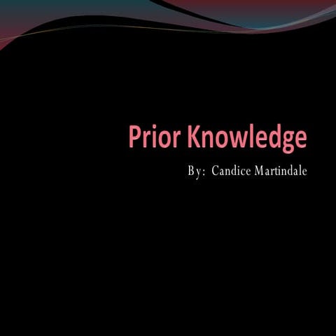 Prior Knowledge | PPT