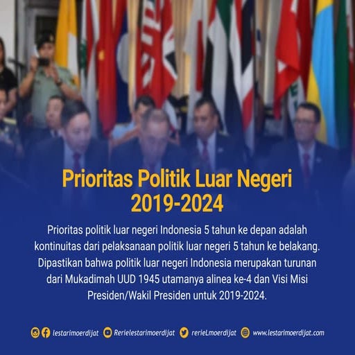 Prioritas Politik Luar Negeri 2019-2024 | PDF
