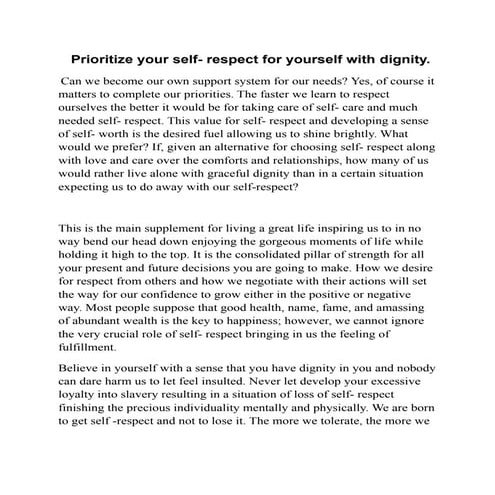 Prioritize your self-respect with dignity..pdf