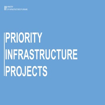 Priority infrastructure projects | PPT