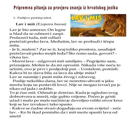 Pripremni ispit iz hrvatskog jezika 12. 6. 2021. | DOCX