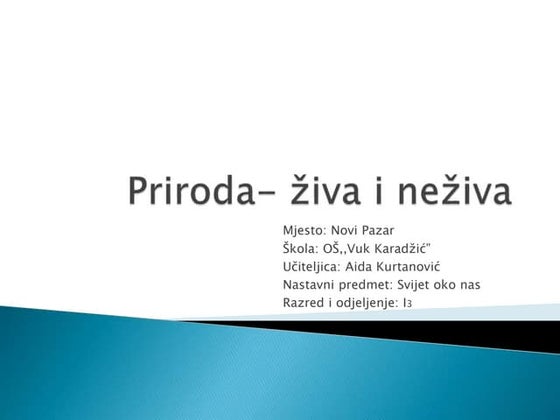 Prvi roditeljski sastanak | PPT