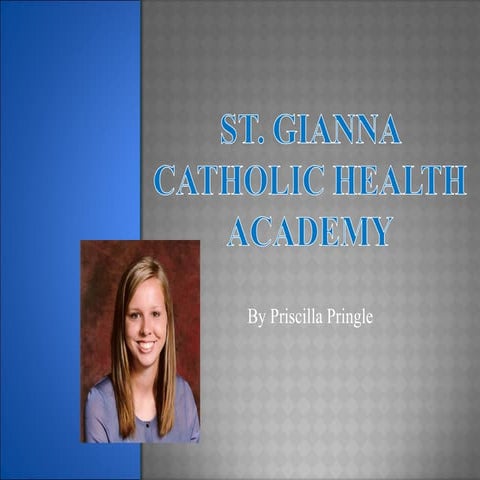 Priscilla Pringle Health Academy Portfolio | PPT