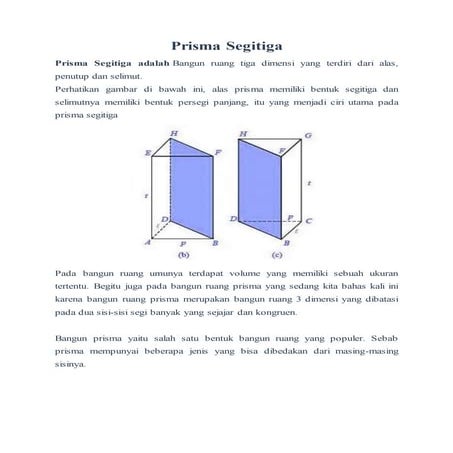Prisma segitiga | DOCX