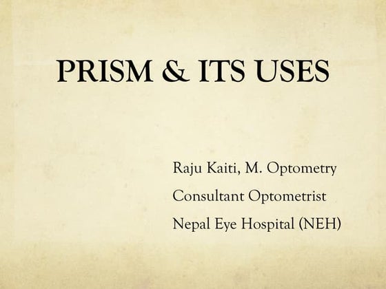 Prism | PPT