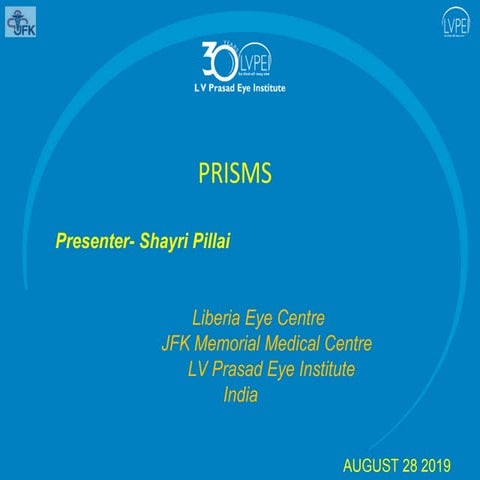 Ophthalmic Prisms: Prismatic Effects and Decentration | PPT