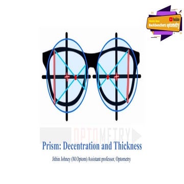 PRISMATIC EFFECT AND DECENTRATION part 2-CALCULATION by optom. jithin ...