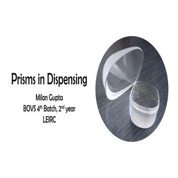Prism & it's uses | PPT