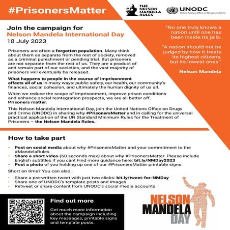 Calling for the universal practical application of the UN Standard Minimum Rules for the ...