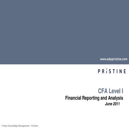 FSA tips for CFA Preparation by Pristine | PDF
