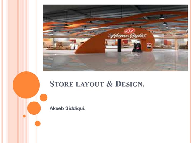 Retail Store Design and Layout | PPTX