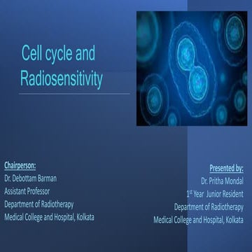 PRITHA Cell cycle and Radiosensitivity.pptx