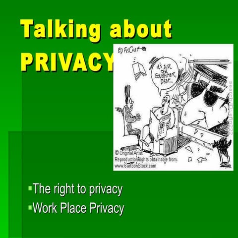 Talking about Privacy | PPS