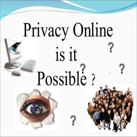 Privacy Online Ppt