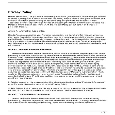 Privacy Policy | PDF | Internet | Computing