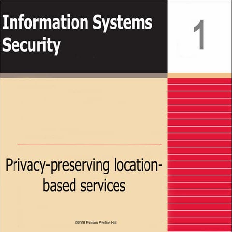 Privacy preserving location-based services | PPT