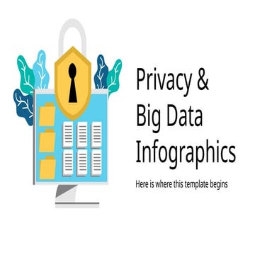 Privacy & Big Data Infographics - Slides with icons | PPTX