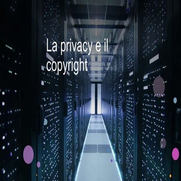Privacy e copyright | PPTX