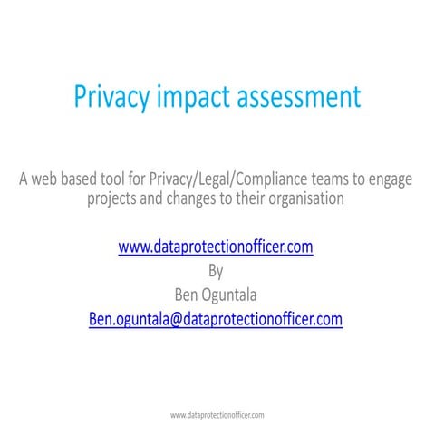 Privacy Impact Assessment Final | PDF