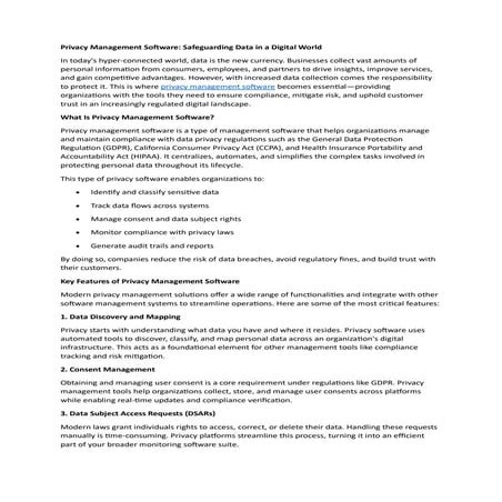 Privacy Management Software- Safeguarding Data in a Digital World.pdf