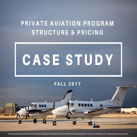 Private Aviation Program - Rate Comparison Guide | PPT