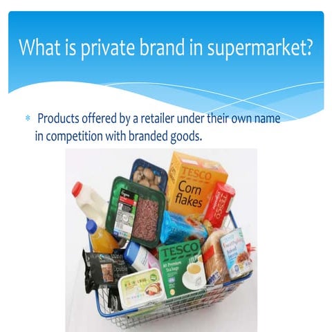 Private brand ppt | PPTX