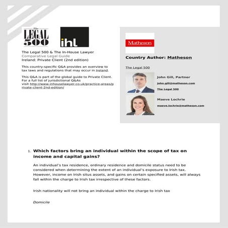 The Legal 500 and The In-House Lawyer Comparative Legal Guide Ireland ...