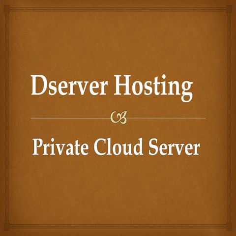 Private cloud server - PPT.pptx | Cloud Computing | Internet