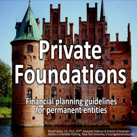 Private foundations | PDF