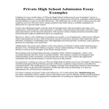 Private High School Admission Essay Examples.pdf