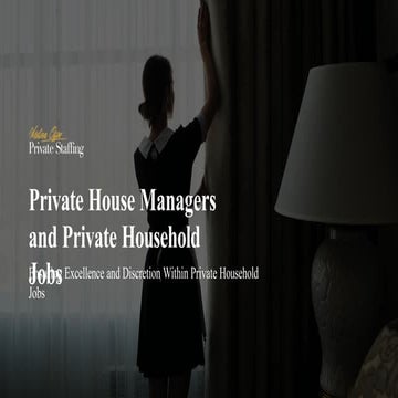 Private House Managers and Private Household Jobs.pptx