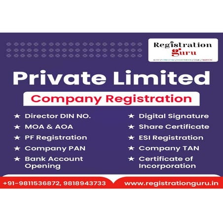 Private Limited Company Registration in India | PDF