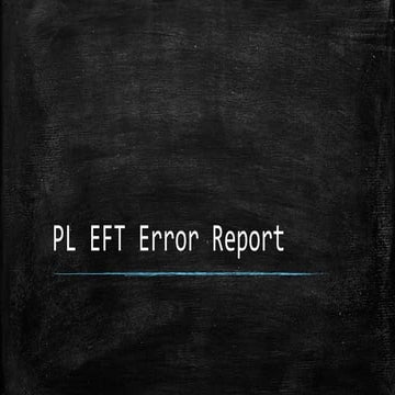 Daily elm certification and disbursement report | PPTX