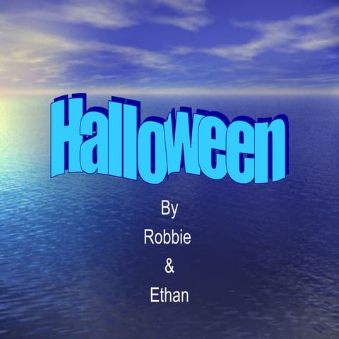Robbie and Ethan Halloween PP | PPT | Events