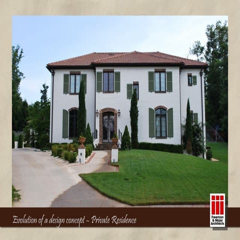 Private residence design process | PPT