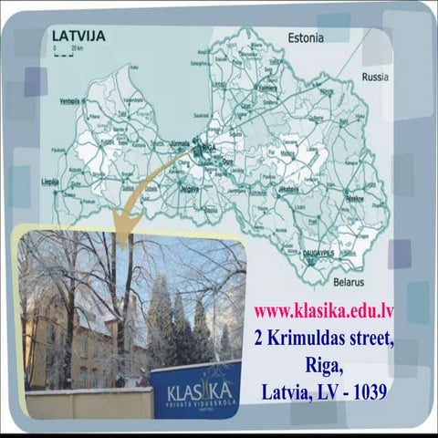Private secondary school klasika, riga, latvia | PPTX