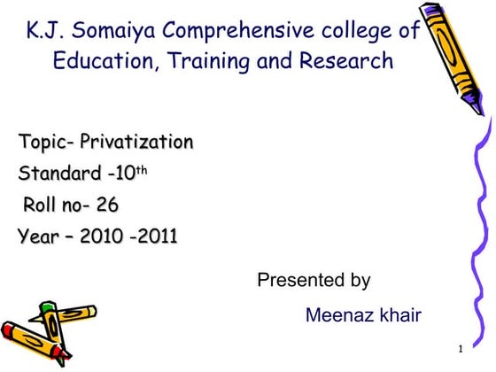 Privatization | PPT