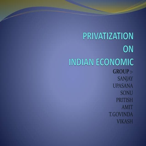 Privatization | PPTX