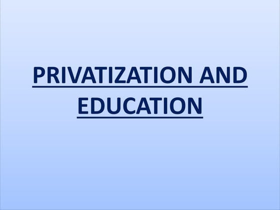 Education and Economic Development | PPT
