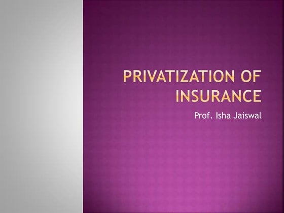 Insurance marketing firm | PPT