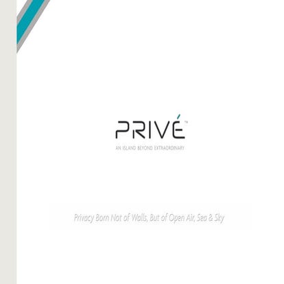 Prive An Island Beyond Extraordinary | PDF