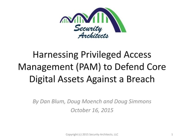 Privilege Access Management (PAM -Secret Server).pptx