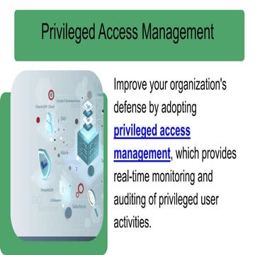 Privileged Access Management | PPT