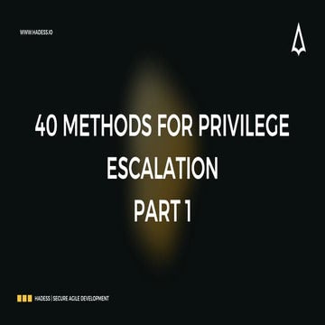 Privilege Escalation Techniques and methodology.pdf