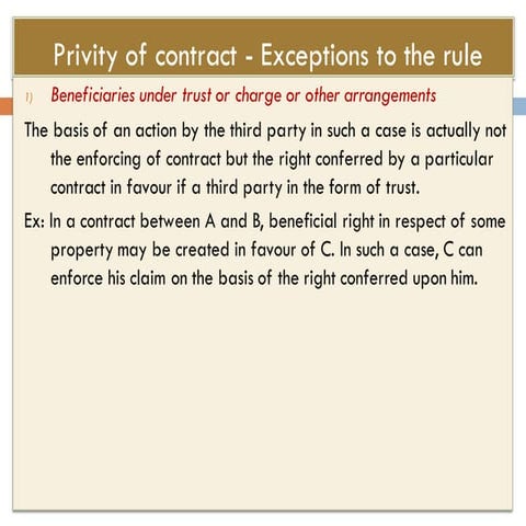 Privity of contract - Exceptions to the rule.pdf